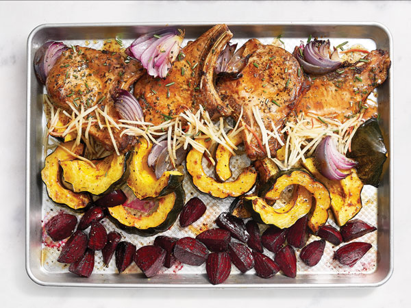 Sheet-Pan Pork Chops | Hy-Vee