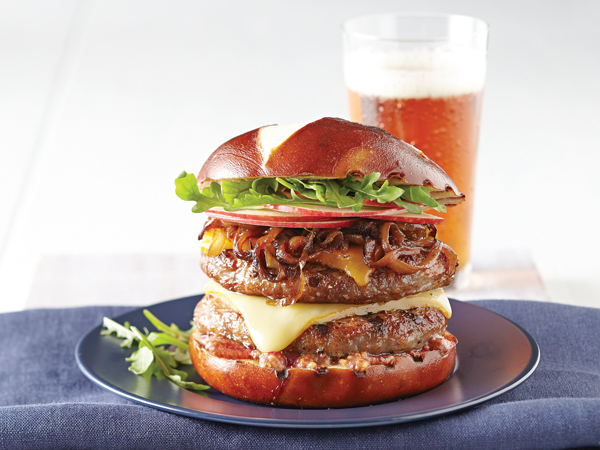 Chef Joel's Wisconsin Brat Patty Burger | Hy-Vee