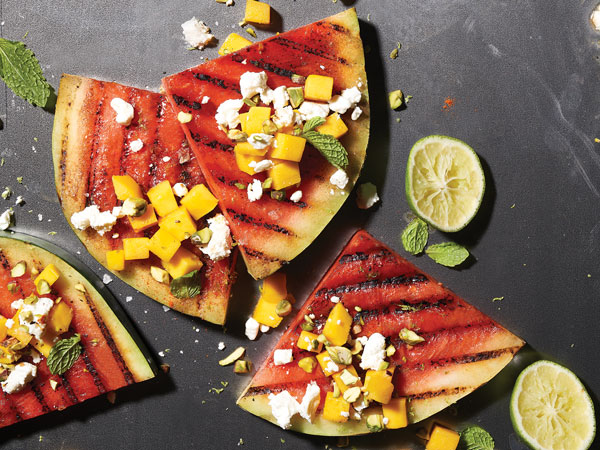 Grilled Watermelon with Cayenne and Mango | Hy-Vee