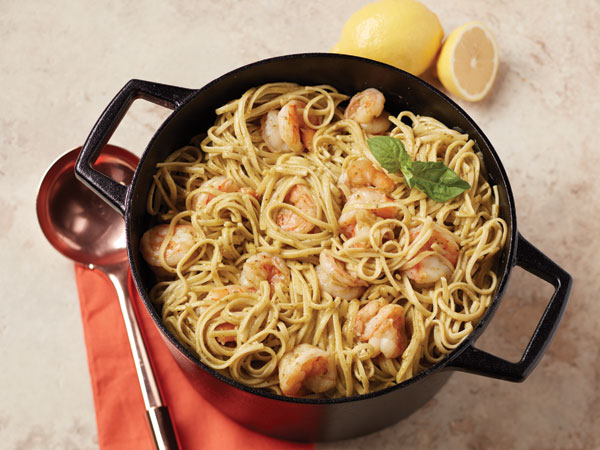 One-Pot Creamy Pesto Pasta | Hy-Vee