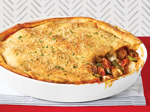 Meatball Pizza Pot Pie | Hy-Vee