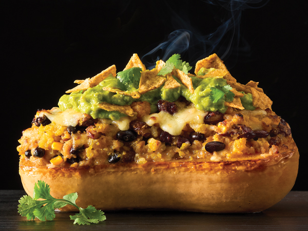 Meatless Chipotle Stuffed Squash | Hy-Vee