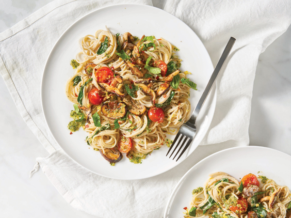 Vegan Mushroom Pasta | Hy-Vee