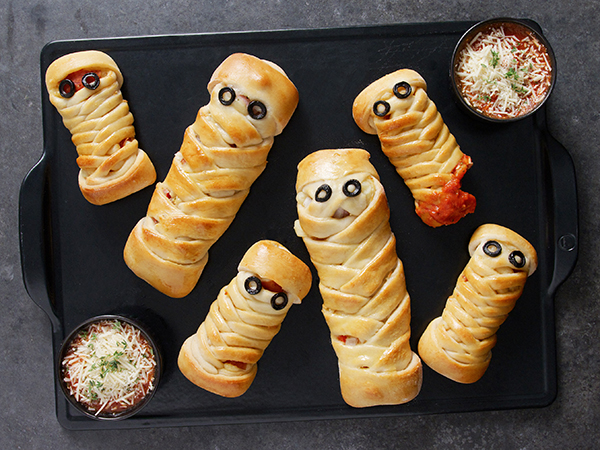 Mummy Family Calzones | Hy-Vee