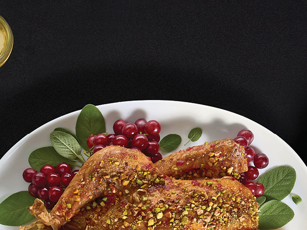 Roasted Turkey with Cranberry-Thyme Glaze | Hy-Vee