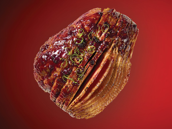 Ham with Blueberry Bourbon Sauce | Hy-Vee