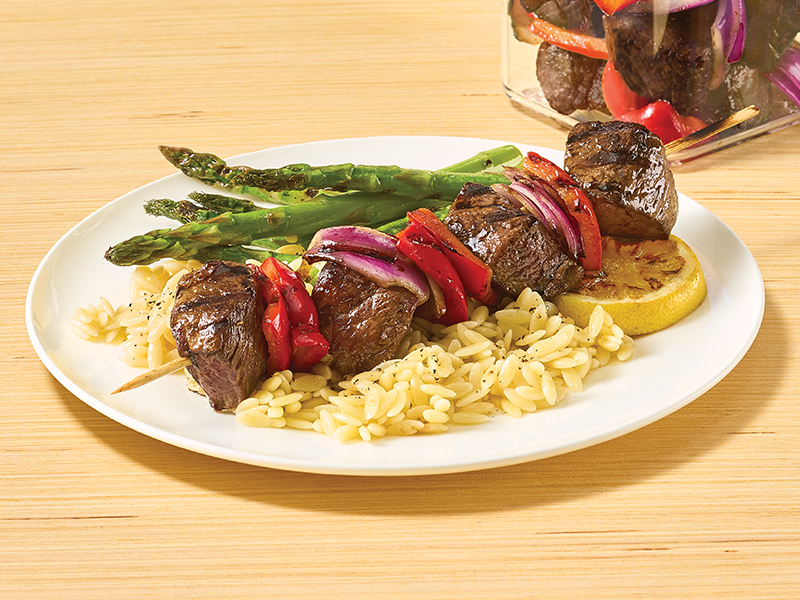 Thai Beef Meatball Kabobs Over Fried Rice | Hy-Vee