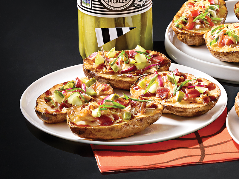 Air-Fried Pizza Potato Skins | Hy-Vee