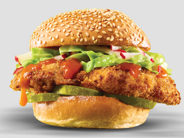 Air-Fried Crispy Pickle-Brined Chicken Sandwiches | Hy-Vee