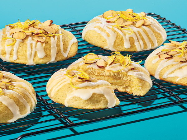 Marzipan-Stuffed Lemon Ricotta Cookies | Hy-Vee