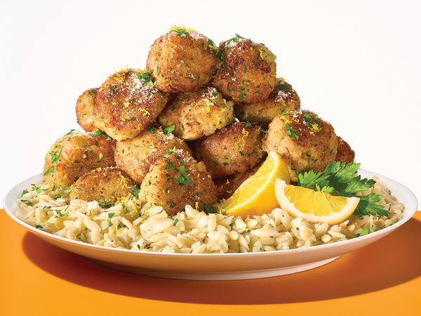 Seafood Meatballs with Orzo | Hy-Vee