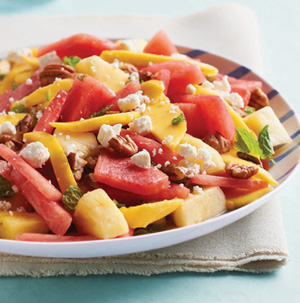 Watermelon-Mango Salad | Hy-Vee